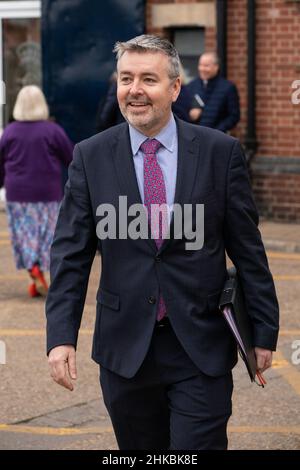 Communications Secretary to The Prince of Wales Simon Enright during a ...