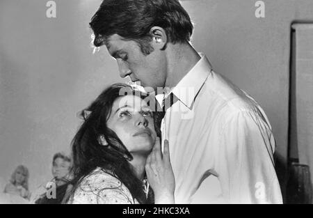 Romanian actors Violeta Andrei & Vladimir Gaitan, approx. 1972 Stock ...
