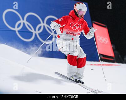 Canada's Mikael Kingsbury competes in a World Cup freestyle moguls ...