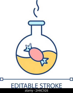 Sweetener Bottle Icon Vector Outline Illustration Stock Vector Image ...