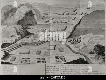 Caesar's campaign against the Helvetii Stock Photo - Alamy