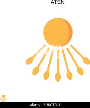 Aten Simple vector icon Stock Vector Image & Art - Alamy