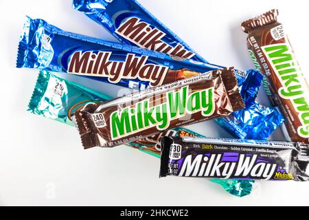 A Dark Chocolate Milky way Bar made by Mars Confectionery company first ...