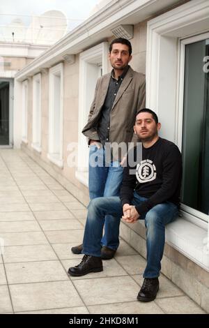 ISTANBUL, TURKEY - DECEMBER 10: Famous Turkish film directors Taylan ...