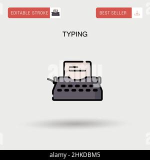 Vector Typing Icon Stock Vector Image & Art - Alamy