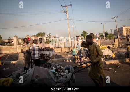 Maiduguri, Borno State, Nigeria. 27th June, 2017. An aerial view of ...