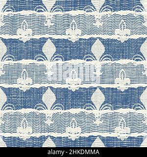 Delicate french lace effect seamless stripe pattern. Ornate provence ...