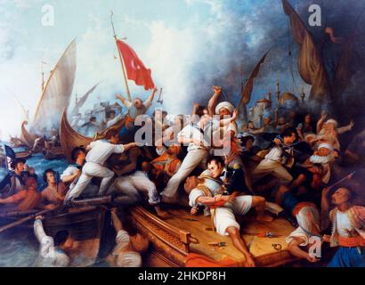 Bombardment of Tripoli in 1804 Stock Photo - Alamy