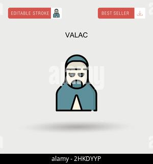 Key symbol icon - green simple, isolated - vector illustration Stock ...