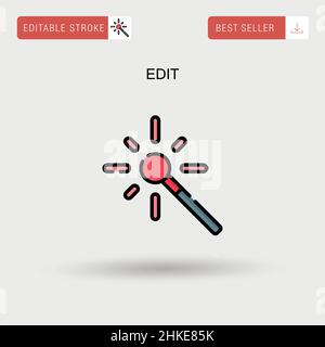 Edit Simple vector icon Stock Vector Image & Art - Alamy