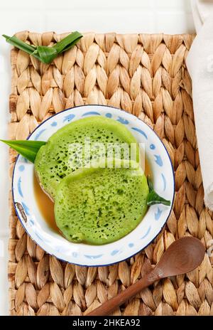 Serabi the indonesian traditional food made from coconut milk Stock ...