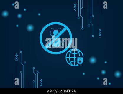 cyber security browser poster Stock Vector Image & Art - Alamy