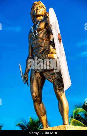 Statue of Lapu Lapu, Mactan Island, Cebu, Visayas, Philippines Stock ...