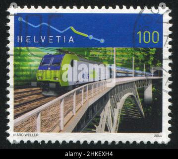 Simplon car train Switzerland Stock Photo - Alamy