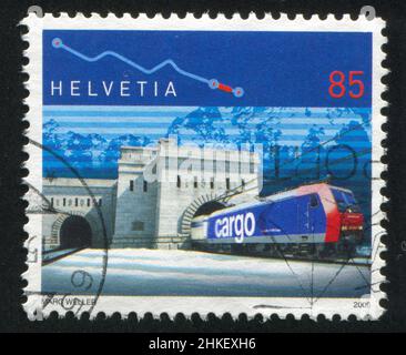 Simplon car train Switzerland Stock Photo - Alamy