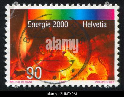 SWITZERLAND - CIRCA 1997: a stamp printed in the Switzerland shows ...