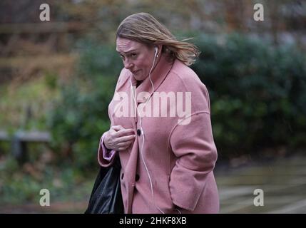 Shelley Williams-Walker and Boris Johnson in Milton Keynes in Oct 2019 ...