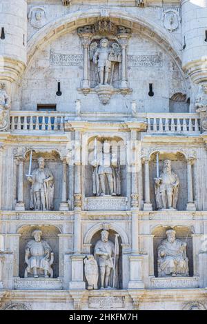 Santa Maria Gate, Burgos, UNESCO World Heritage Site, Castile and Leon ...