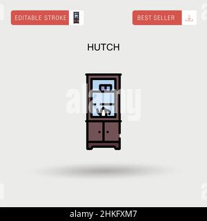 Hutch Simple vector icon Stock Vector Image & Art - Alamy