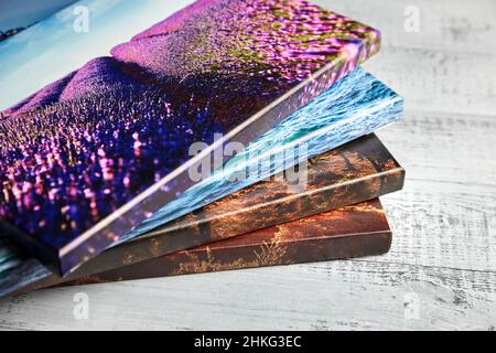 Gallery wrapped canvas photo prints stretched onto frame Stock Photo ...