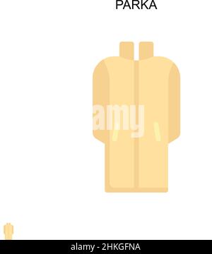 Coat with pockets outline vector icon. Thin line black coat with ...