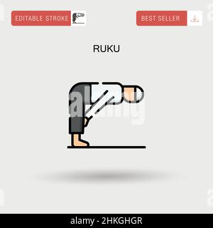 Islamic religion vector thin line icons. Set of religious islamic icons ...