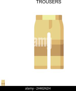 Trousers Simple vector icon Stock Vector Image & Art - Alamy