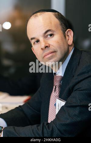 New York Stock Exchange CEO John Thain, left, talks with Tokyo Stock ...