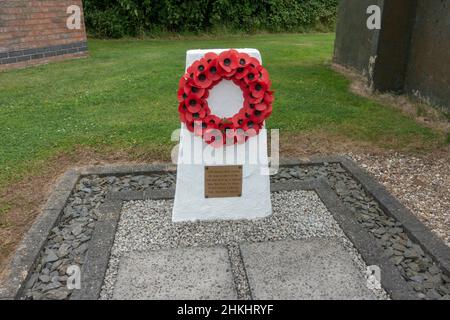 The RAF Strubby memorial, Woodthorpe, Lincolnshire, UK Stock Photo - Alamy