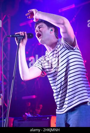 Grian Chatten lead singer of Fontaines DC performs live at London's O2 ...