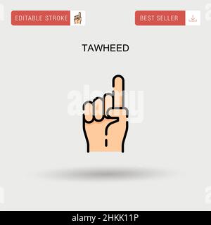 Quran kareem icon logo sign vector outline in black and white color ...