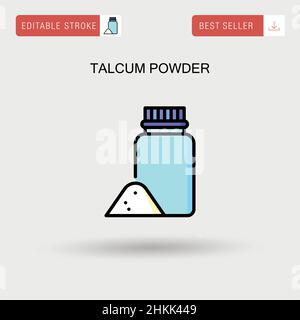 talcum powder icon black vector illustration Stock Vector Image & Art ...