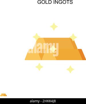 gold ingot icon black vector illustration Stock Vector Image & Art - Alamy