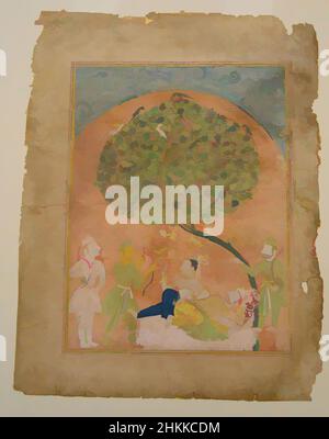 Laurak and Chanda Rest on Their Journey to a Trysting Place, Leaf from ...