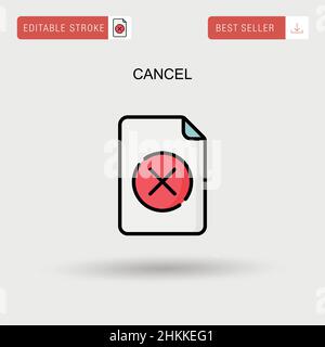 cancel stamp. cancel square grunge sign. cancel Stock Vector Image ...