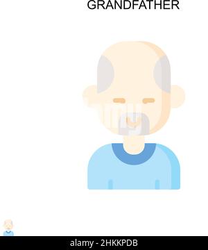 Cute grandfather with grandson Stock Vector Image & Art - Alamy