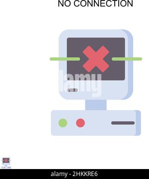 Connection Simple vector icon. Illustration symbol design template for ...