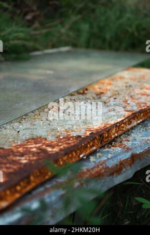 Rustic metal texture with glass particles Stock Photo - Alamy