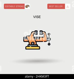 clamp vice grip tool metal icons set vector Stock Vector Image & Art ...