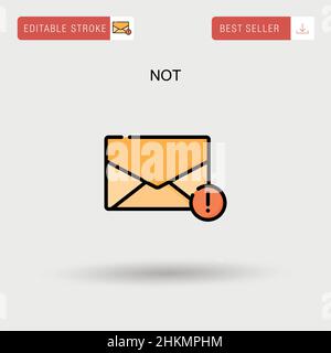 Beautiful Message Line Vector Icon Stock Vector Image & Art - Alamy