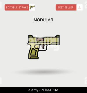 Modular Simple vector icon. Illustration symbol design template for web ...