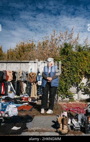 You can find almost anything at the Petrivka (Pochaina) market in Kyiv ...