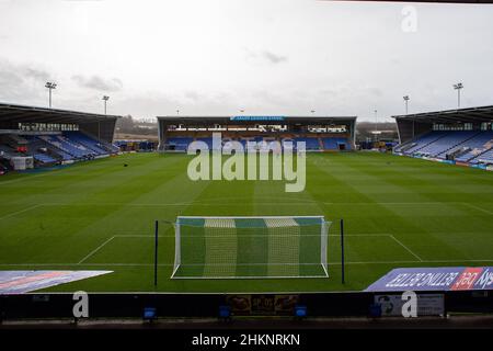 General view inside the Montgomery Waters Meadow stadium Stock Photo ...