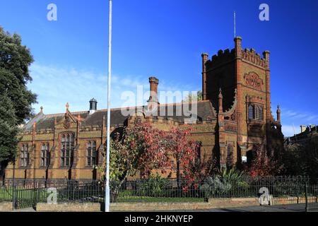 The Library building, Kings Lynn town; Norfolk; England; UK Stock Photo ...