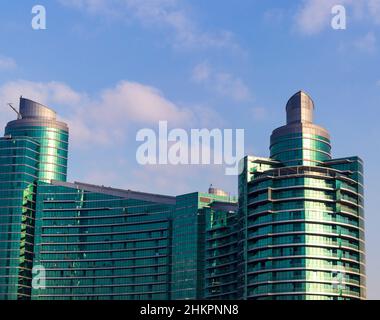 Dubai, UAE - 01.25.2022 Al Futtaim group head quarters building Stock ...