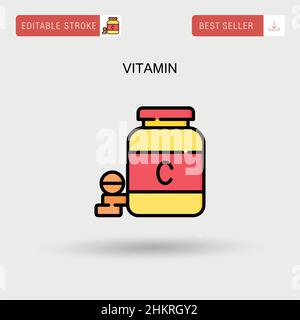 Vitamin and Antioxidant Complex. Vector Illustration Stock Vector Image ...