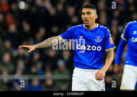 Liverpool, UK. 05th Feb, 2022. Allan of Everton during the Premier ...