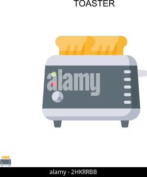 Toaster Simple vector icon Stock Vector Image & Art - Alamy