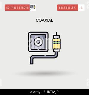 coaxial icon Stock Vector Image & Art - Alamy