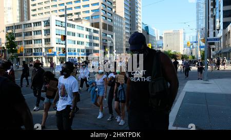 Peaceful Protest Gathering Advocating for Black Lives Matter and Social ...